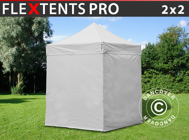 Tente Pliante FleXtents PRO. Tente Pliante 2x2m. Tente Pliante Blanc ...